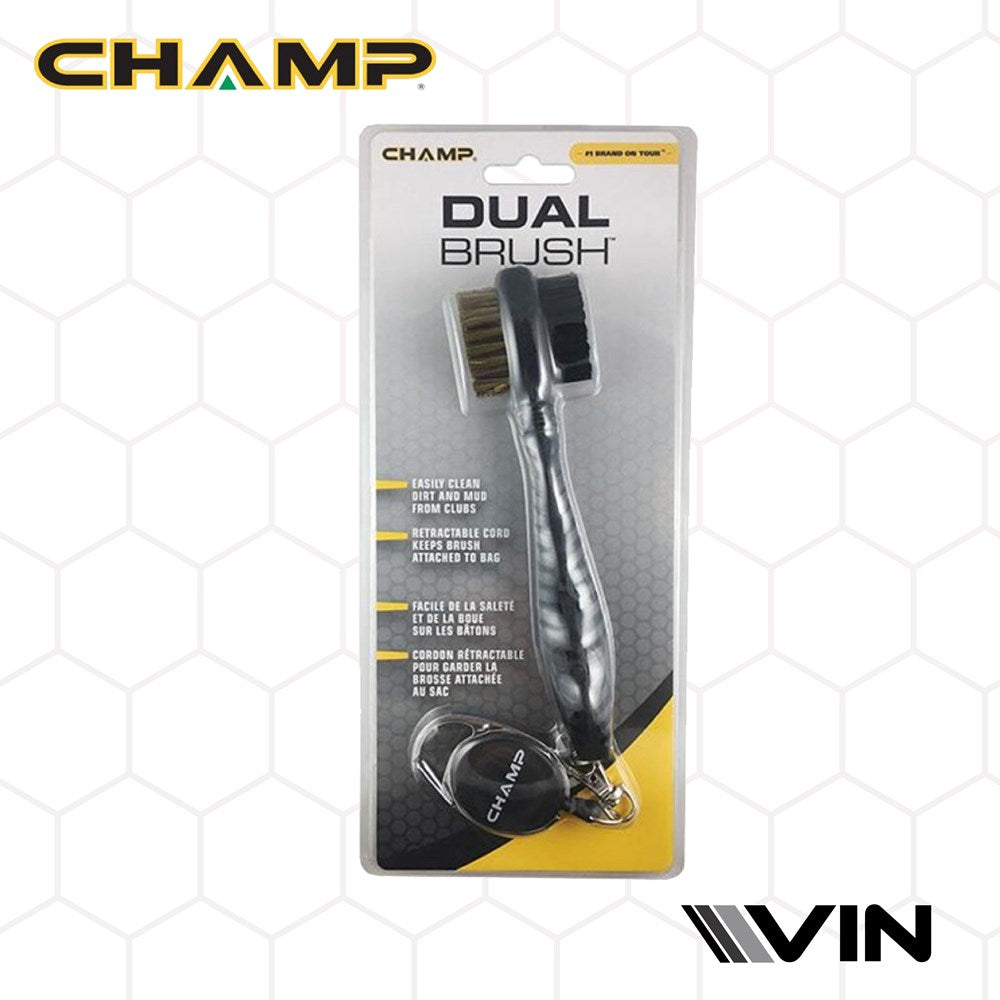 Champ - Brush - DUAL BRUSH w Zip Cord